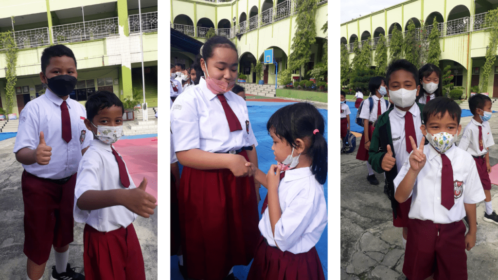 Kakak-Adik Angkat. – SD Santa Maria Pekanbaru